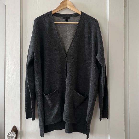 J. Crew | Sweaters | Jcrew Merino Wool Boyfriend Cardigan | Poshmark